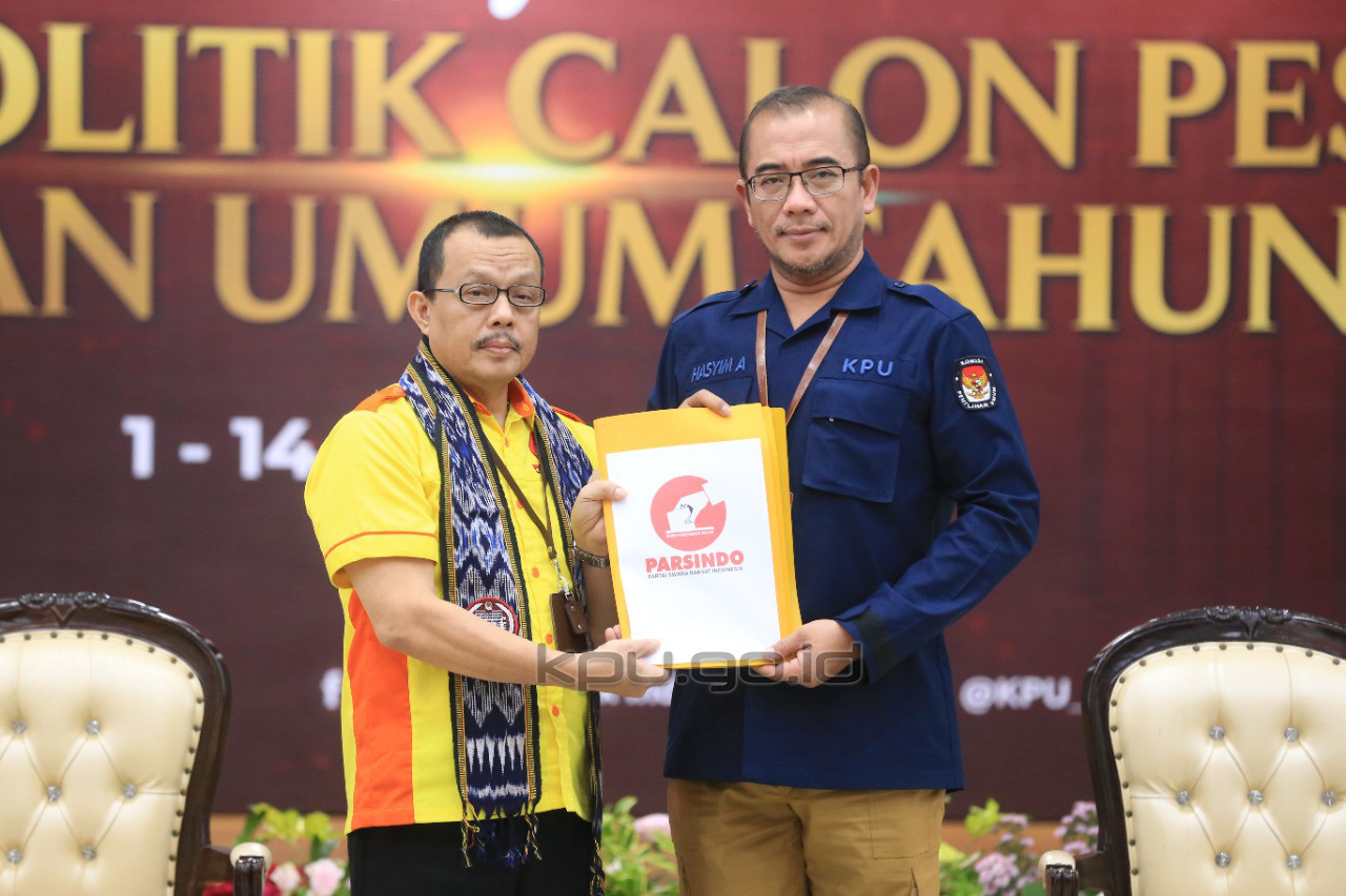 Partai Swara Rakyat Indonesia (Parsindo) Mendaftar ke KPU Sebagai Calon Peserta Pemilu 2024 - KPU